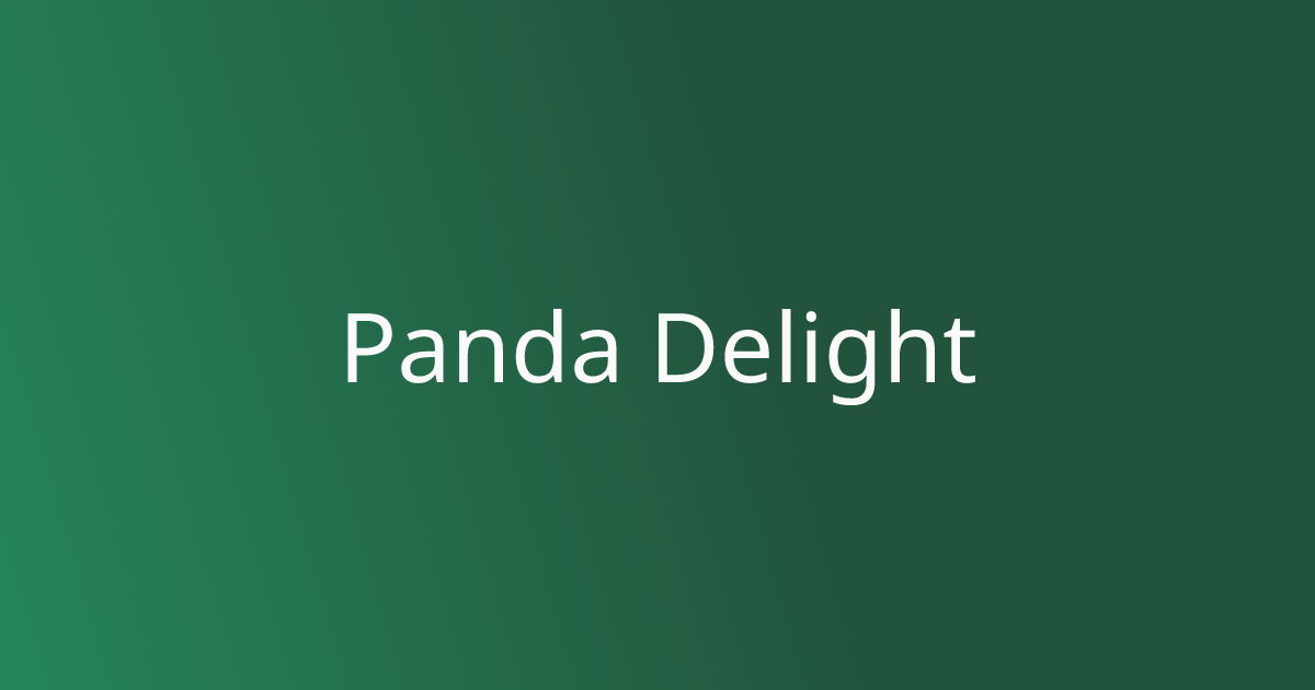 Best Chinese in Brooklyn, NY | Panda Delight | Menu